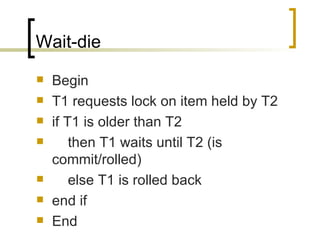 Databases: Locking Methods | PPT
