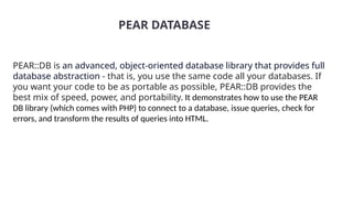 Data types and variables in php for writing and databse | PPTX