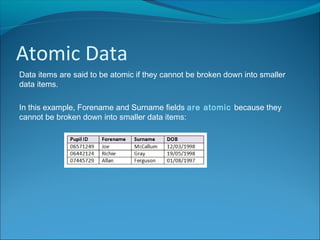 Database structure | PPT