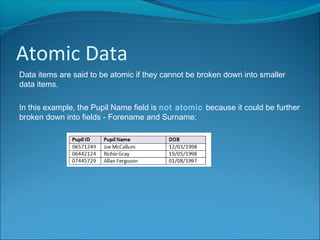 Database structure | PPT