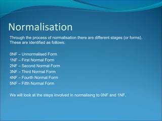 Normalisation | PPT