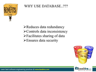 Databases and types of databases | PPT