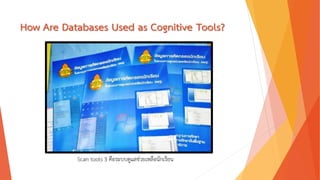 Databases as cognitive tools | PPT