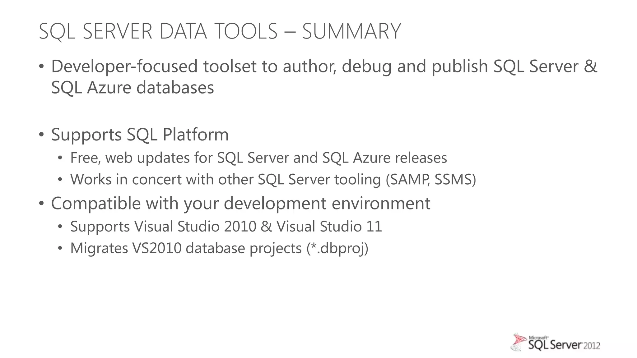 Database Schema Management & Deployment using SQL Server Data Tools ... Database Schema Management & Deployment using SQL Server Data Tools ...