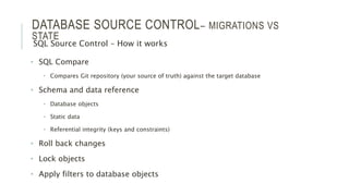 Database Source Control: Migrations vs State | PPT