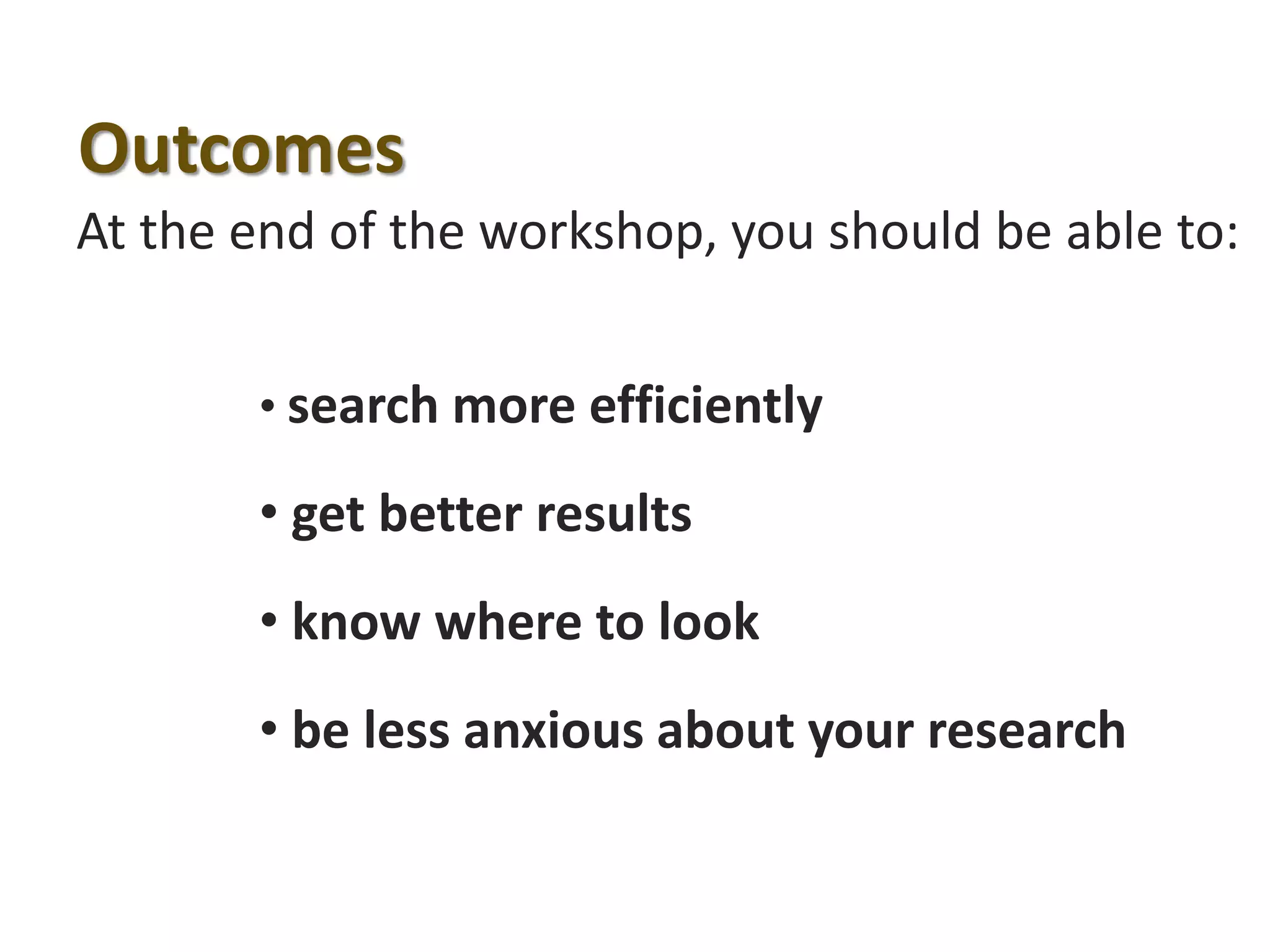 Database Searching Skills | PPTX