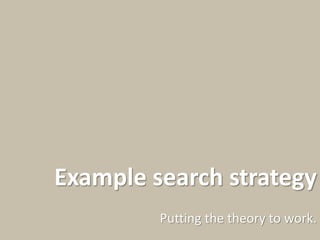 Database Searching Skills | PPT