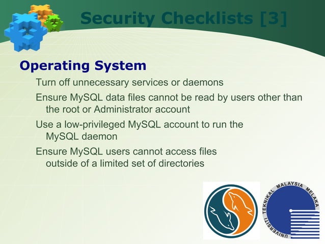 Hardening Database Server | ODP
