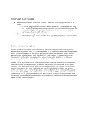 Database security | DOCX