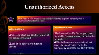 Database security | PPTX