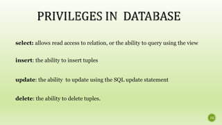databasesecurit-phpapp01.pdf | Databases | Computer Software and Applications