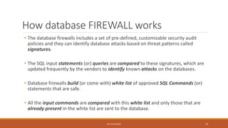 Database security | PPTX