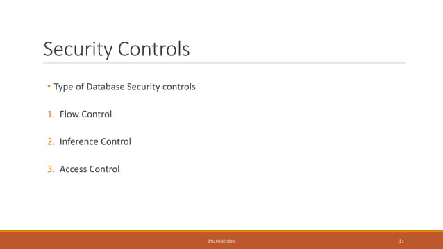 Database security | PPTX
