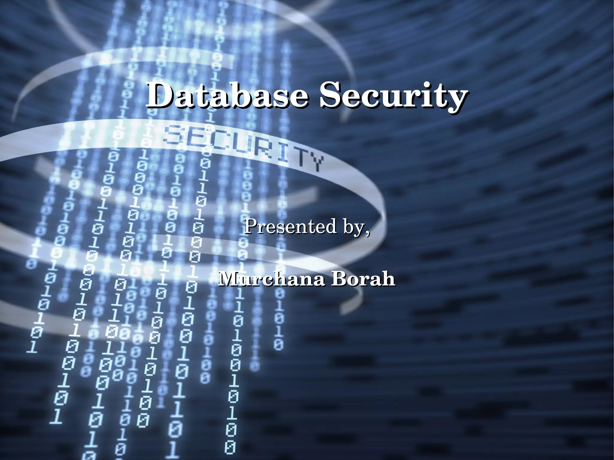 Database security | PDF