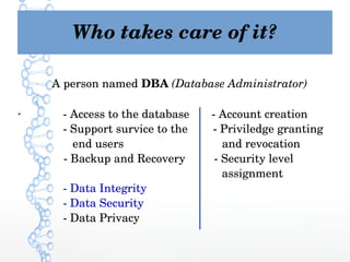 Database security | PDF