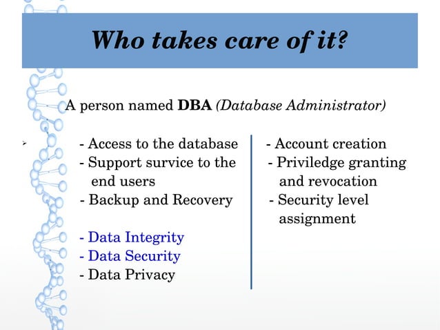 Database security | PPT