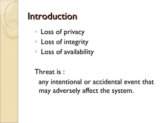 Database security | PPT | Databases | Computer Software and Applications