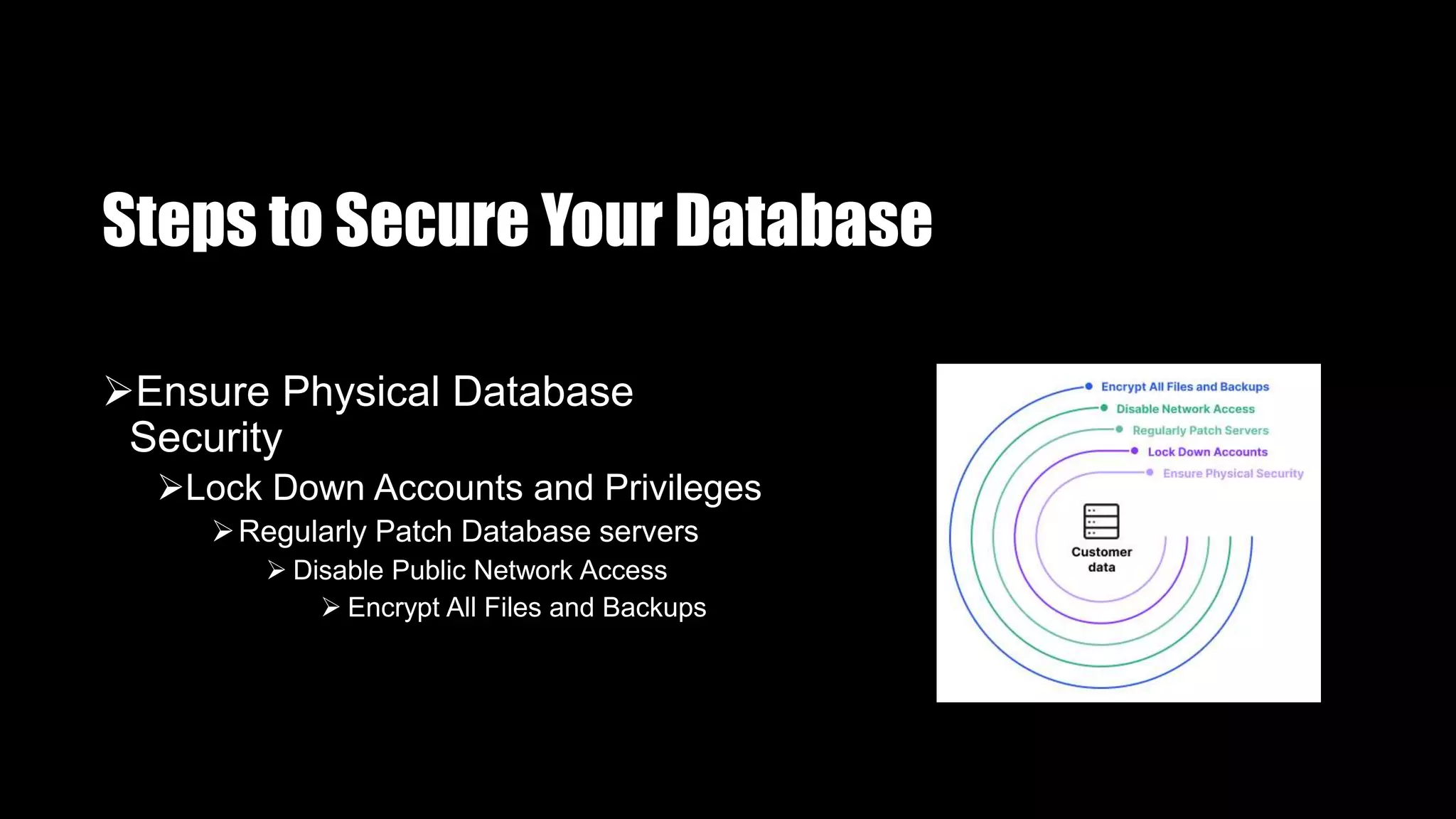 Database Securitypptx Databases Computer Software And Applications