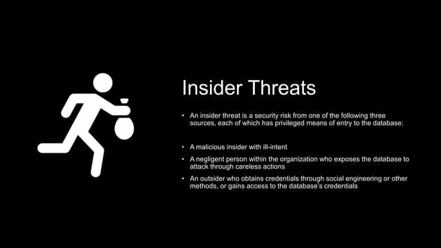 Database Securitypptx Databases Computer Software And Applications