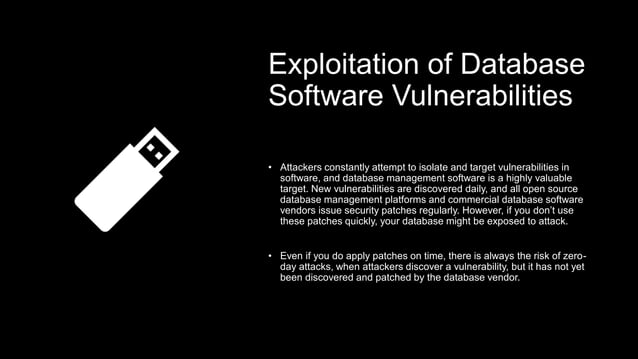 Database Securitypptx Databases Computer Software And Applications