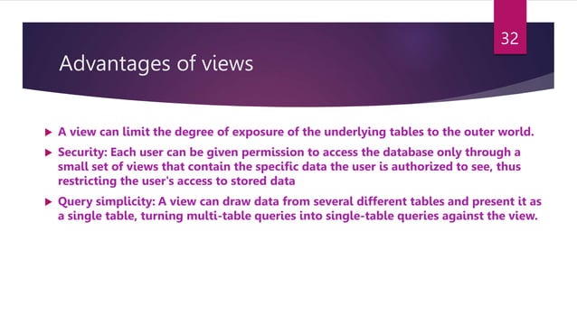 Database Security Methods, DAC, MAC,View | PPTX