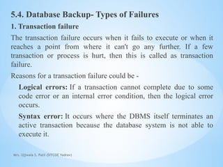 Database Security and Transaction Processing | PPTX
