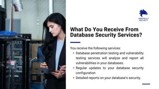 Database Security Best Practices And Solutions — Aardwolf Security | PPTX | Databases | Computer ...