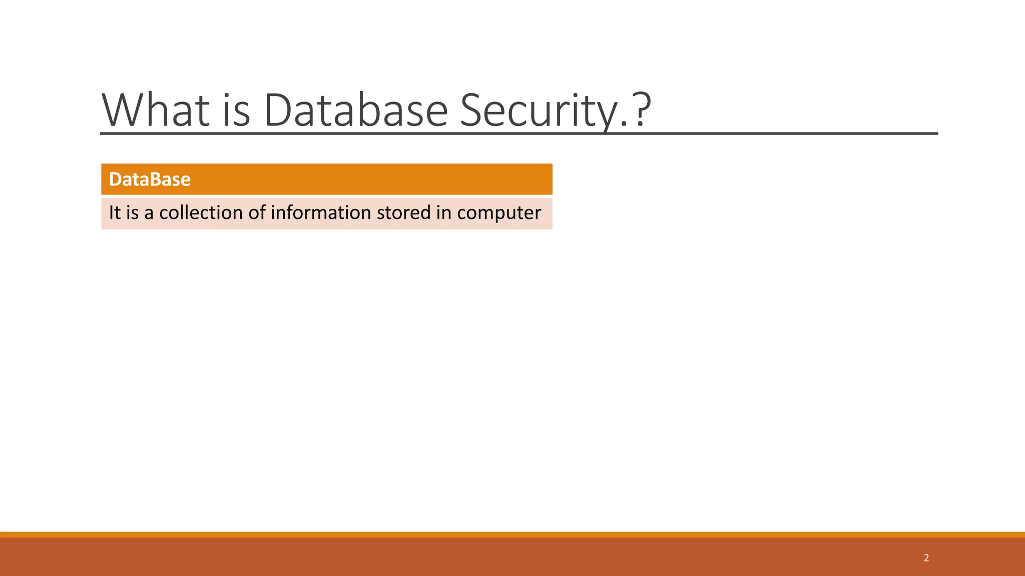 Database Security, Threats & Countermeasures.pptx