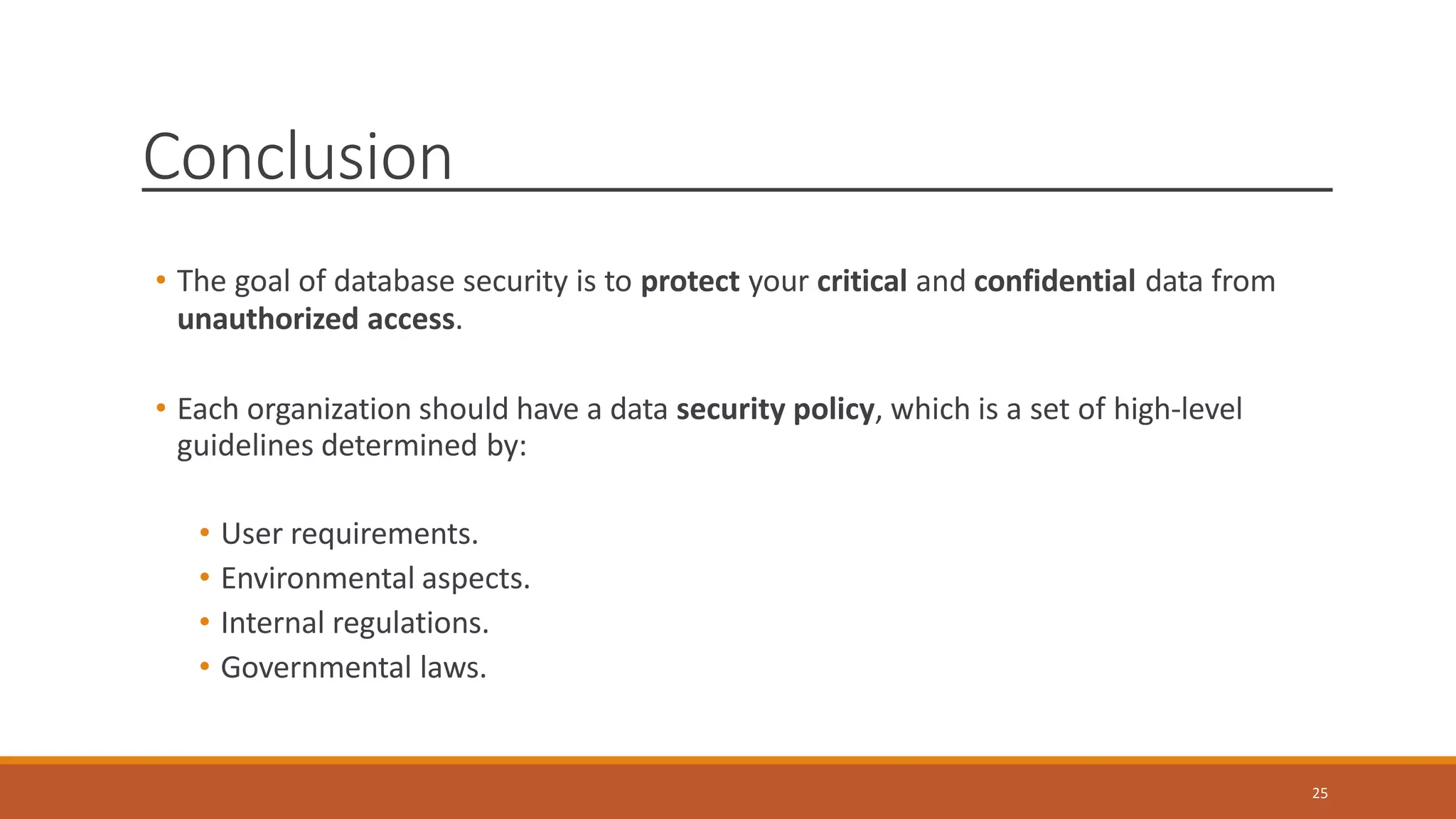 Database Security Threats And Countermeasures Pptx