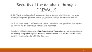 Database Security, Threats & Countermeasures.pptx