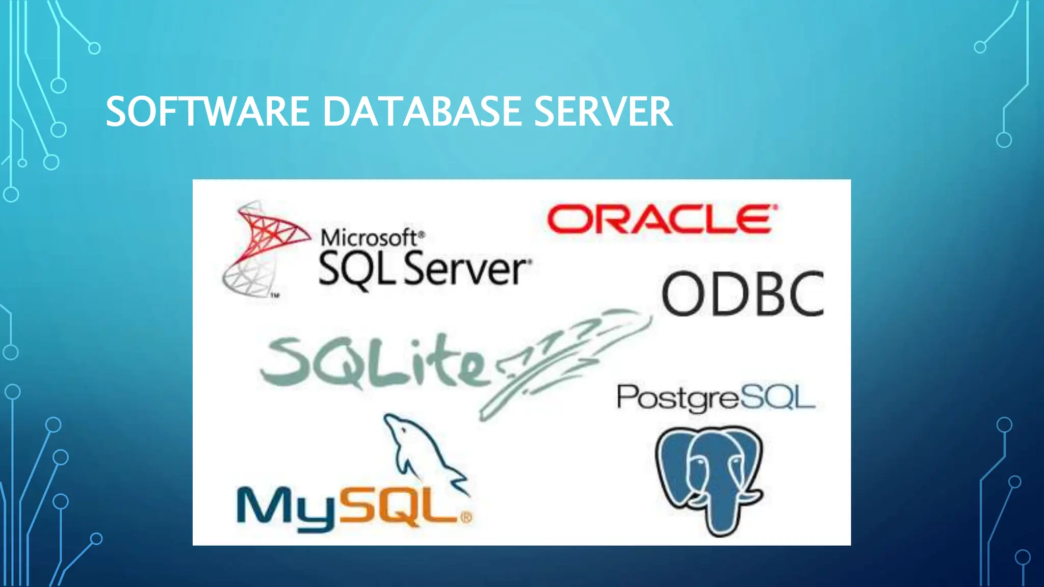 Database server pada Teknologi Komputer Jaringan | PPTX