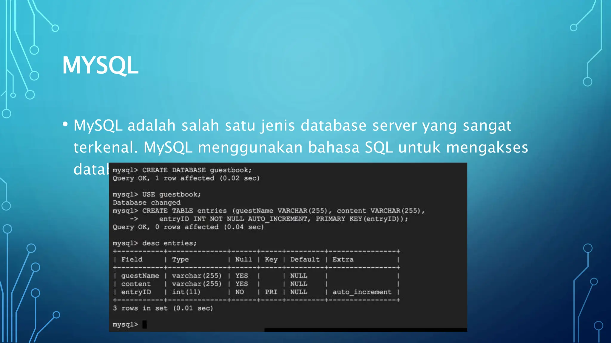 Database server pada Teknologi Komputer Jaringan | PPTX
