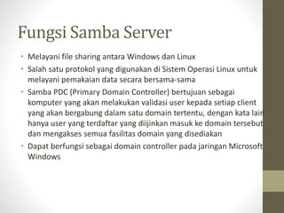 Database dan Samba Server | PPT