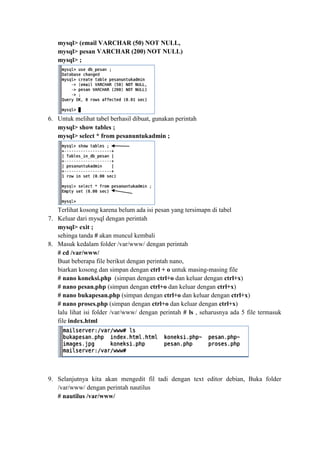 Database server lanjutan 1 | PDF