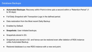 AWS Database Services | PPTX