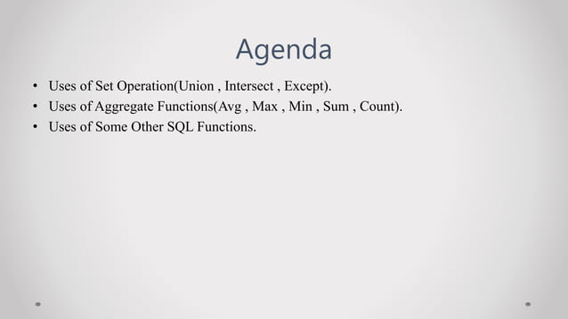 database_set_operations_&_function.pptx | Databases | Computer Software and Applications