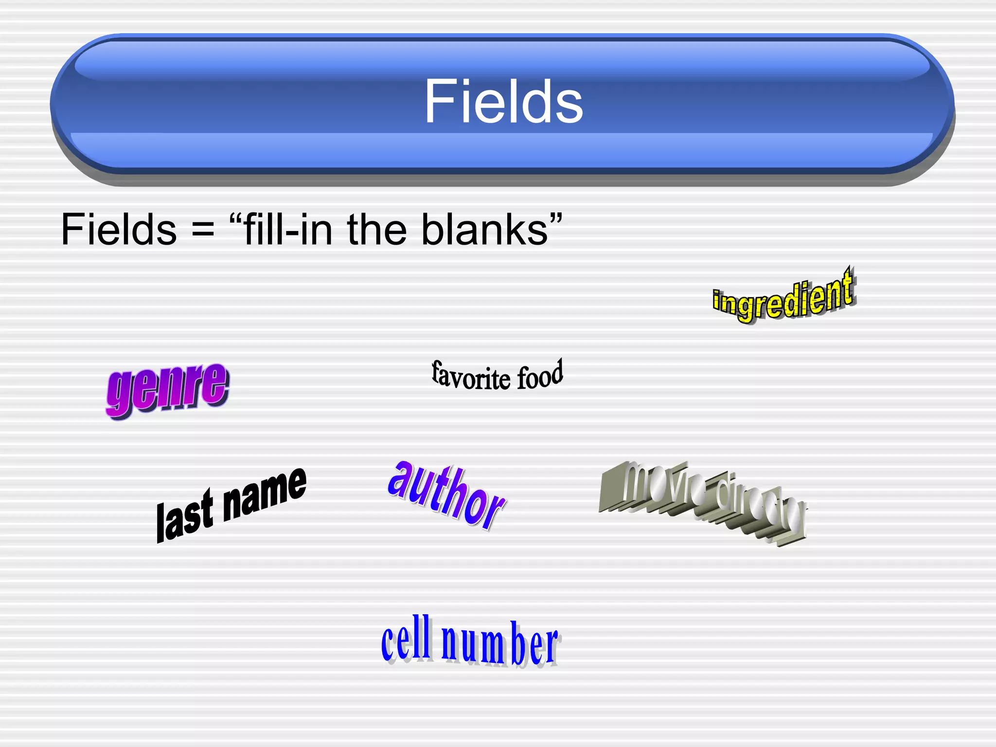 Introduction to databases | PPT