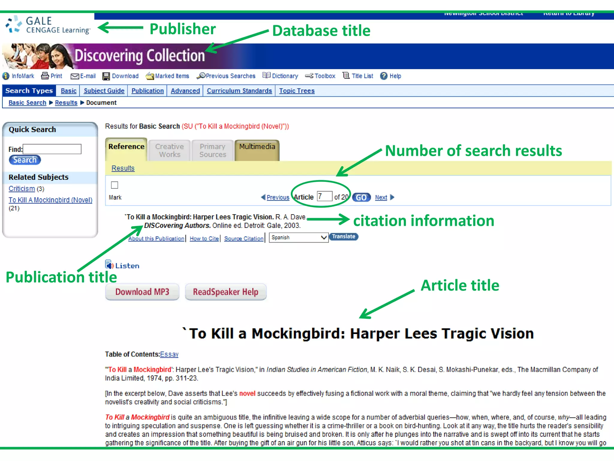 Database Instruction Snips | PPT