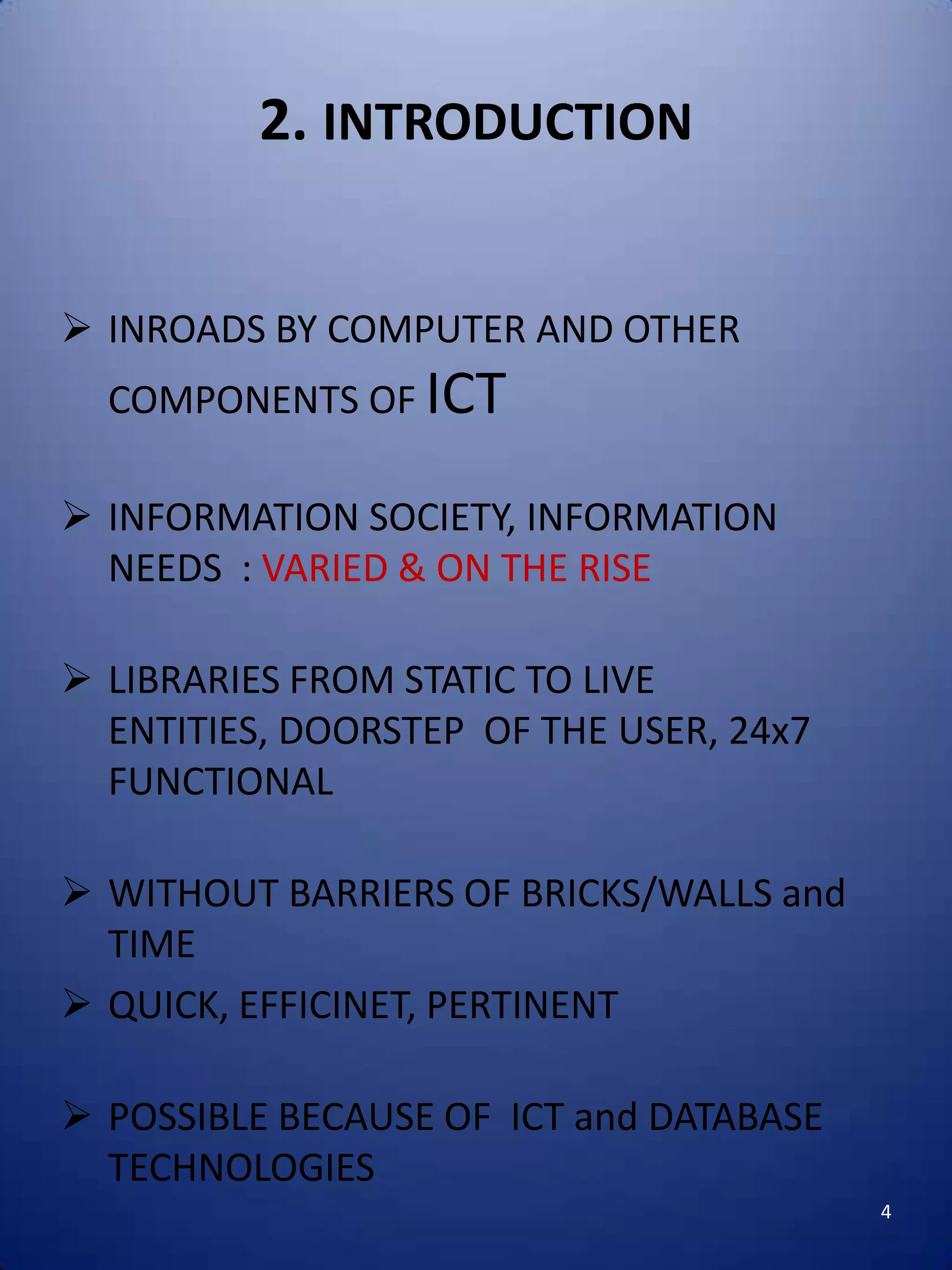 Databases , Emerging ICT for Libraries, ICT and Libraries | PPTX ...