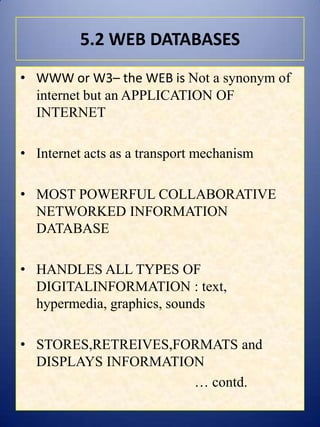 Databases , Emerging ICT for Libraries, ICT and Libraries | PPTX ...
