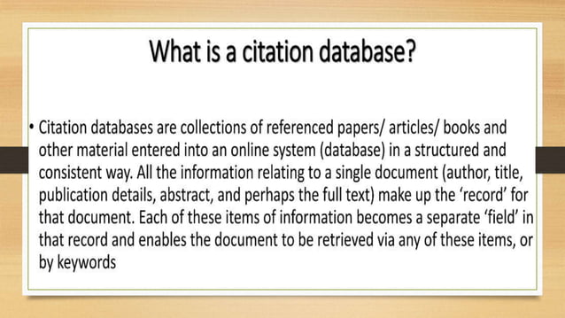 Citation Databases & Research Metrics U-4.pptx