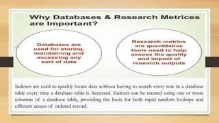 Citation Databases & Research Metrics U-4.pptx