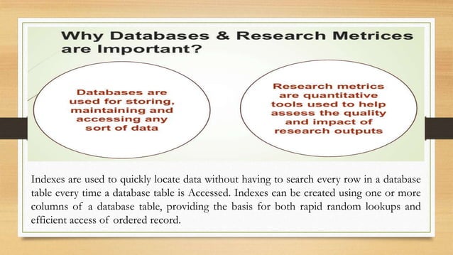 Citation Databases & Research Metrics U-4.pptx