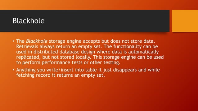 Database storage engines | PPT