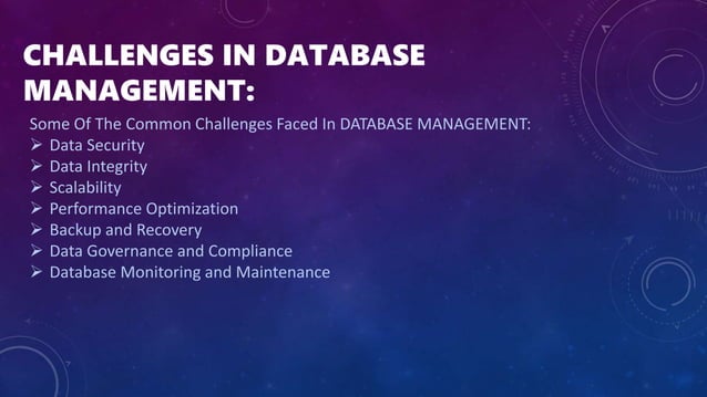 Database Support.pptx | Databases | Computer Software and Applications