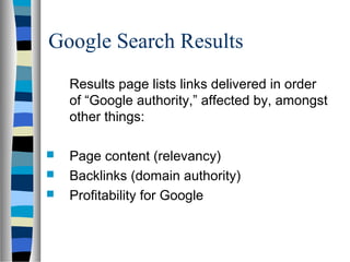 Databases vs. Google | ODP