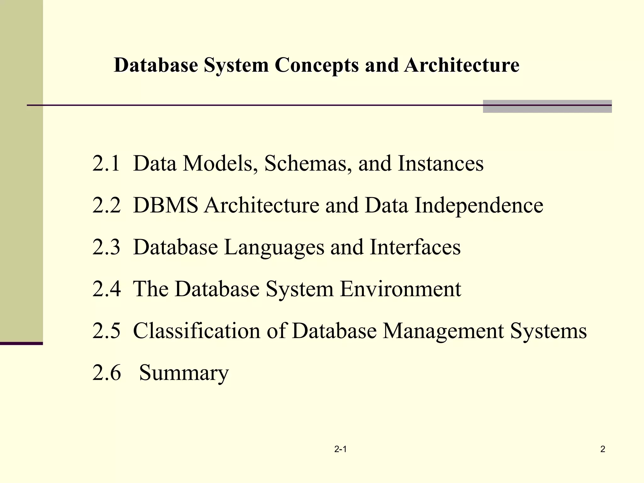 Database system | PPS