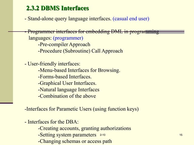 Database system | PPT