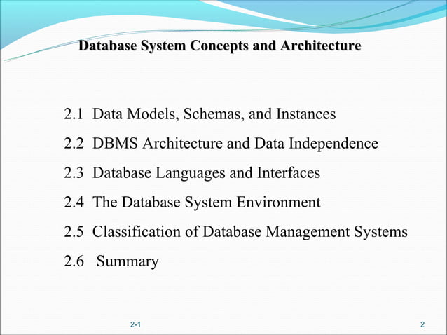 Database system | PPT