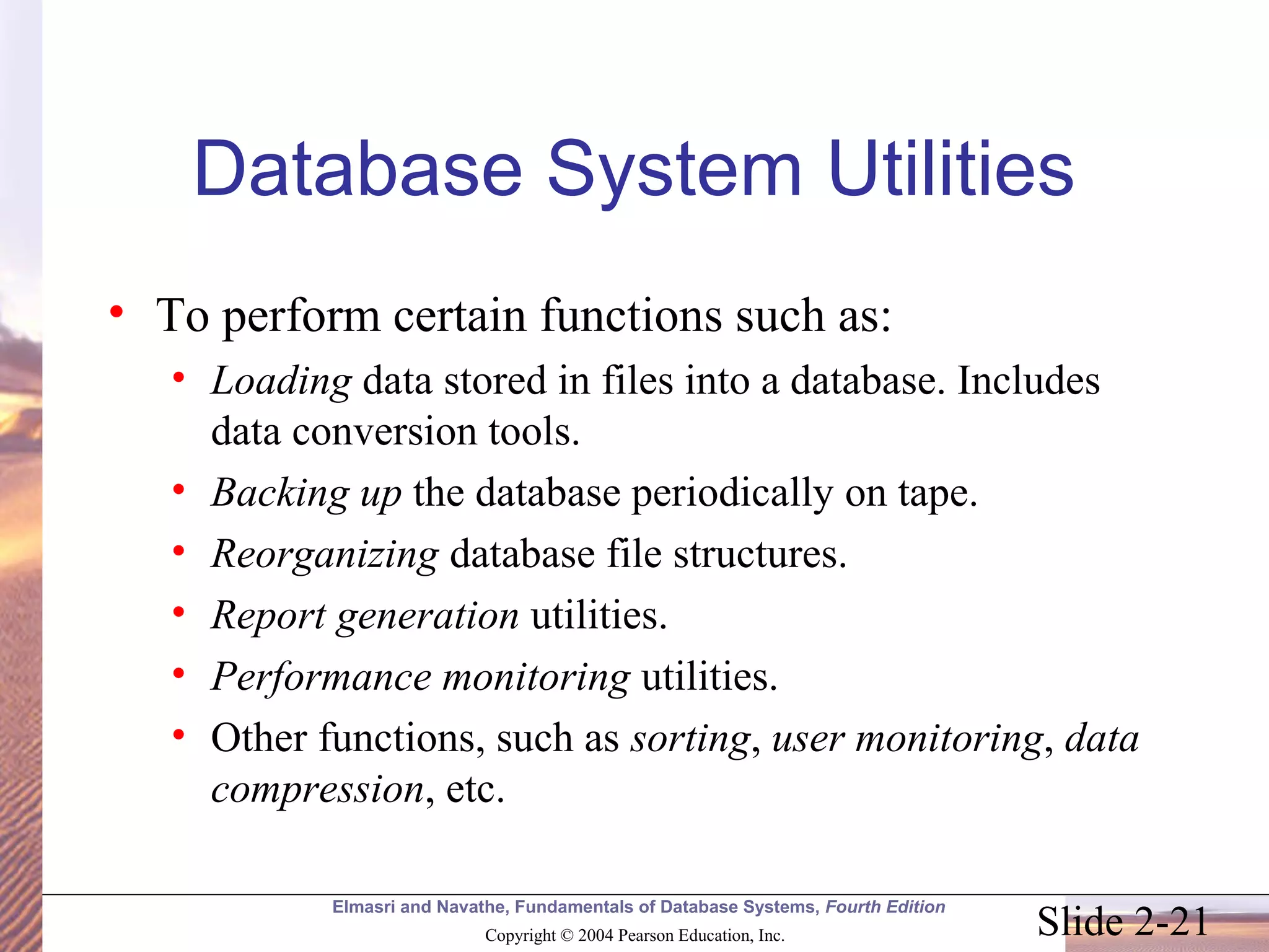 Fundamentals of Database system | PPT